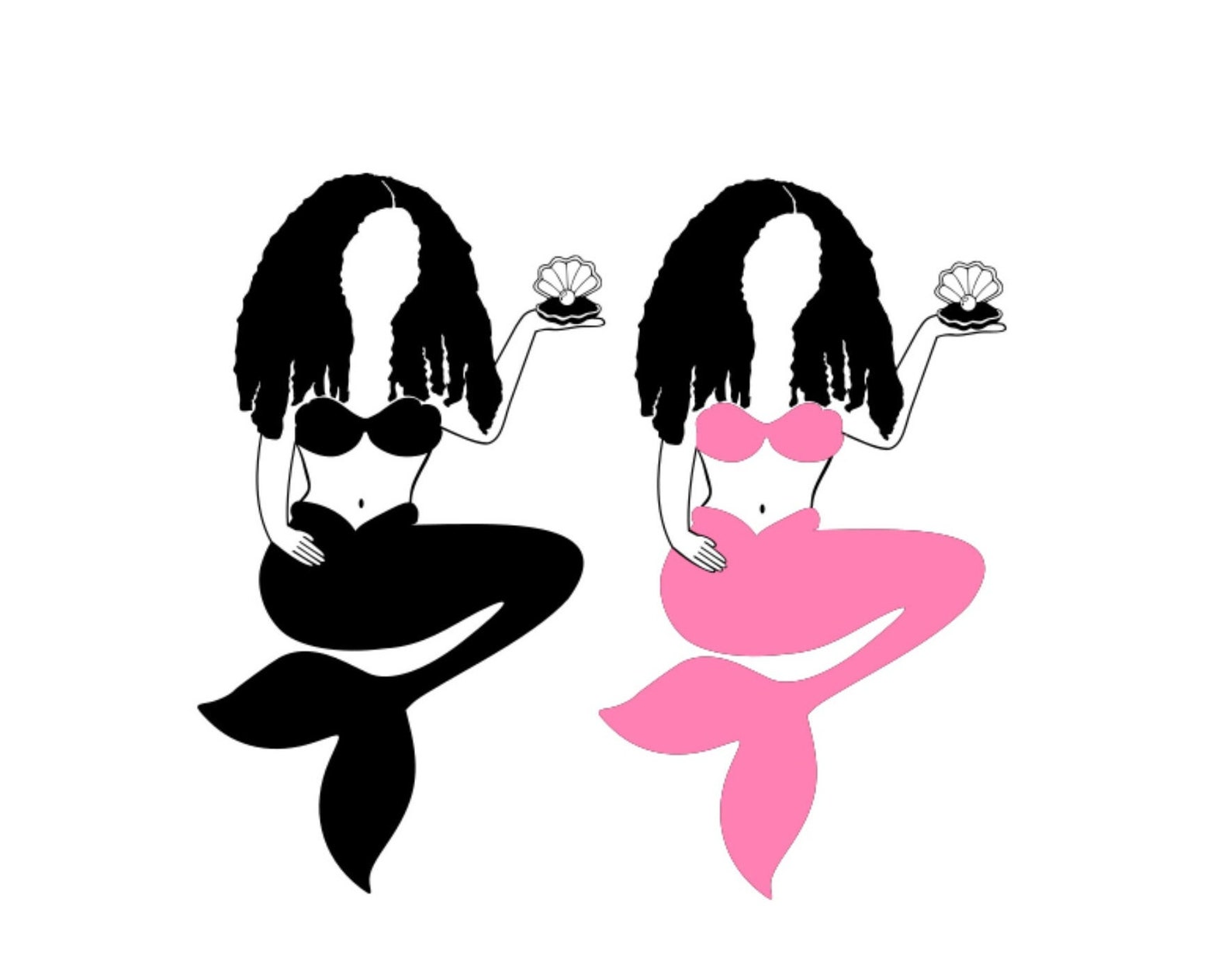 Mermaid Svg Cut Files - Etsy