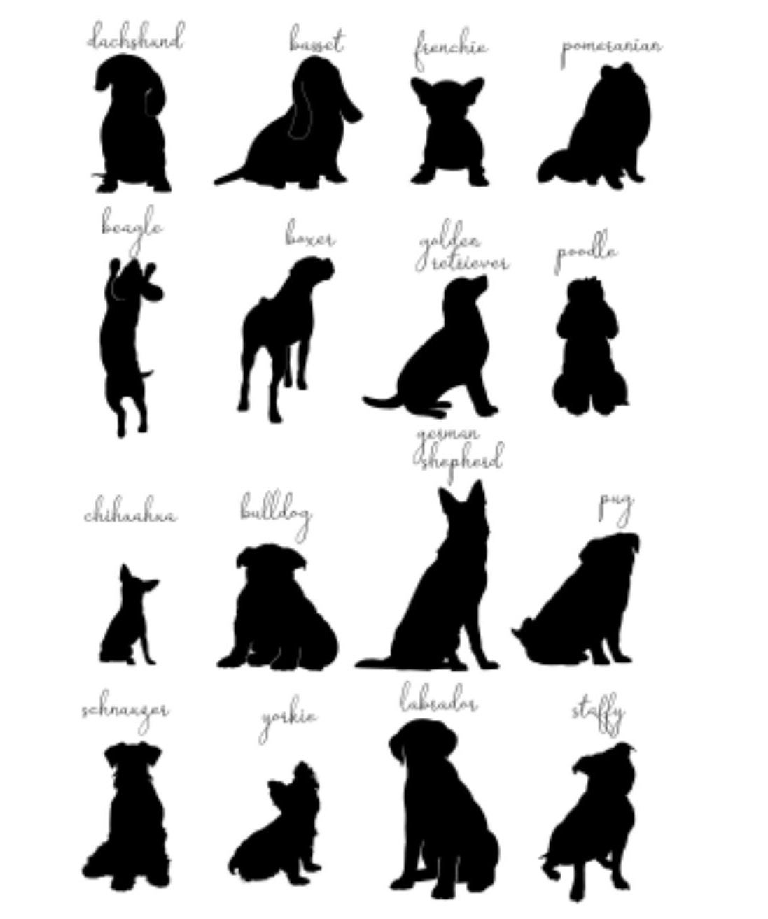 Dog Breeds Svg Cut Files - Etsy