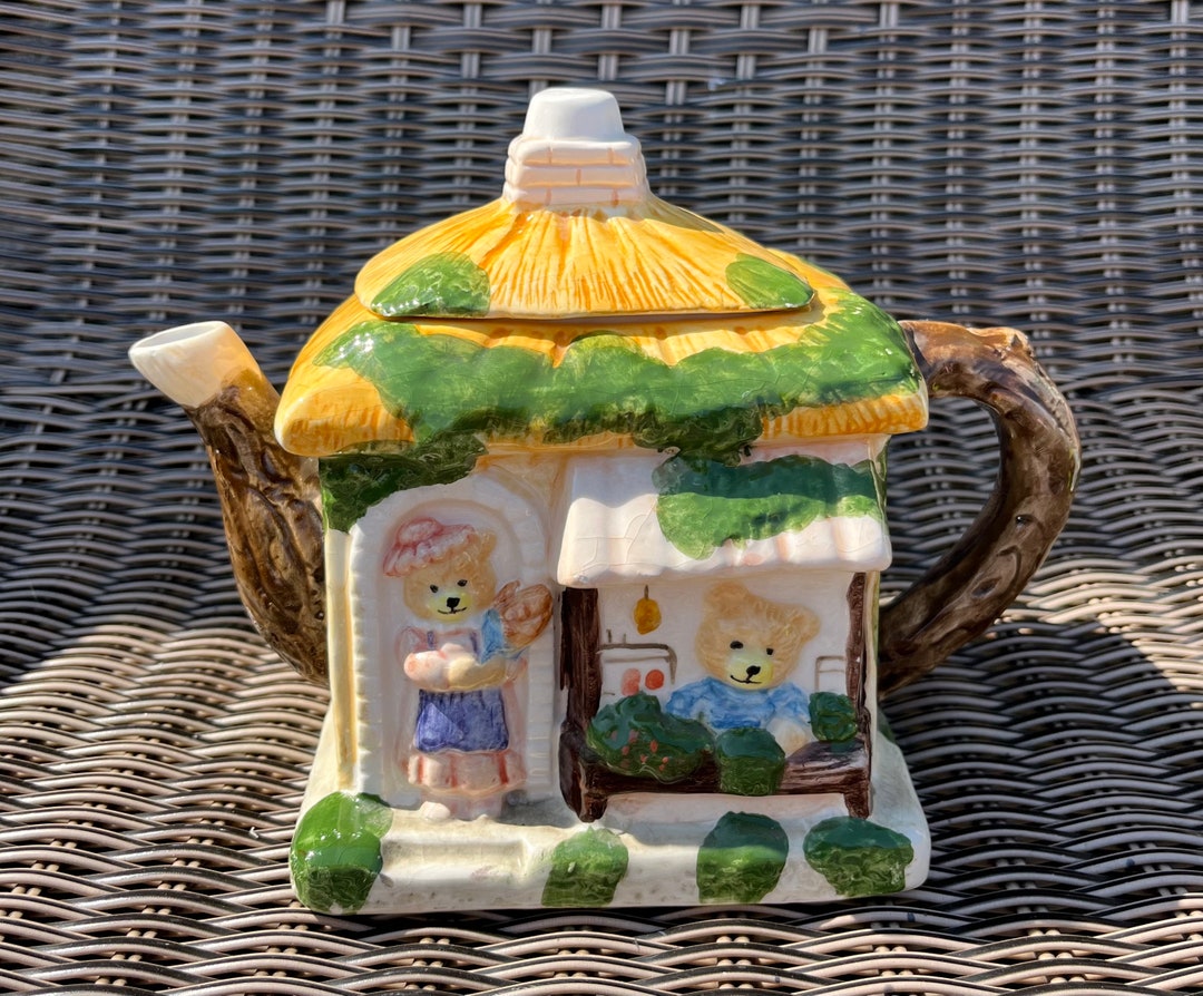 Vintage Teapot Bears Kettle Tea Collection Collectibles Decor - Etsy