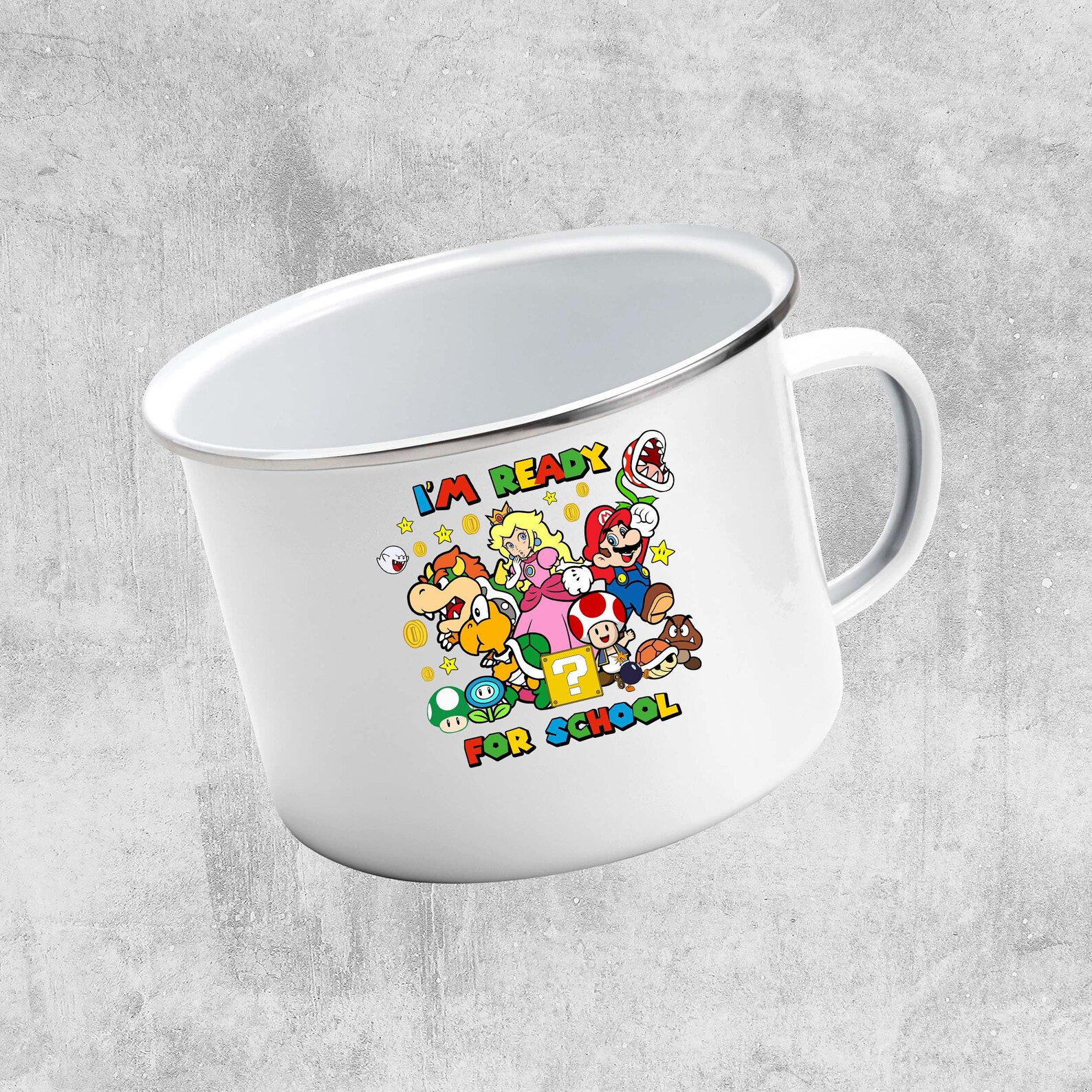 I'm Ready for School Mario Png, Funny Mario Back to School Png, First ...