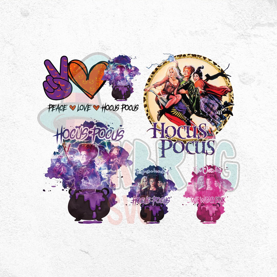 Hocus Pocus PNG Bundle, Sandersonn Sisters, Witches, I Smell Like You ...