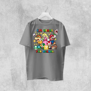 I'm Ready for School Mario Png, Funny Mario Back to School Png, First ...