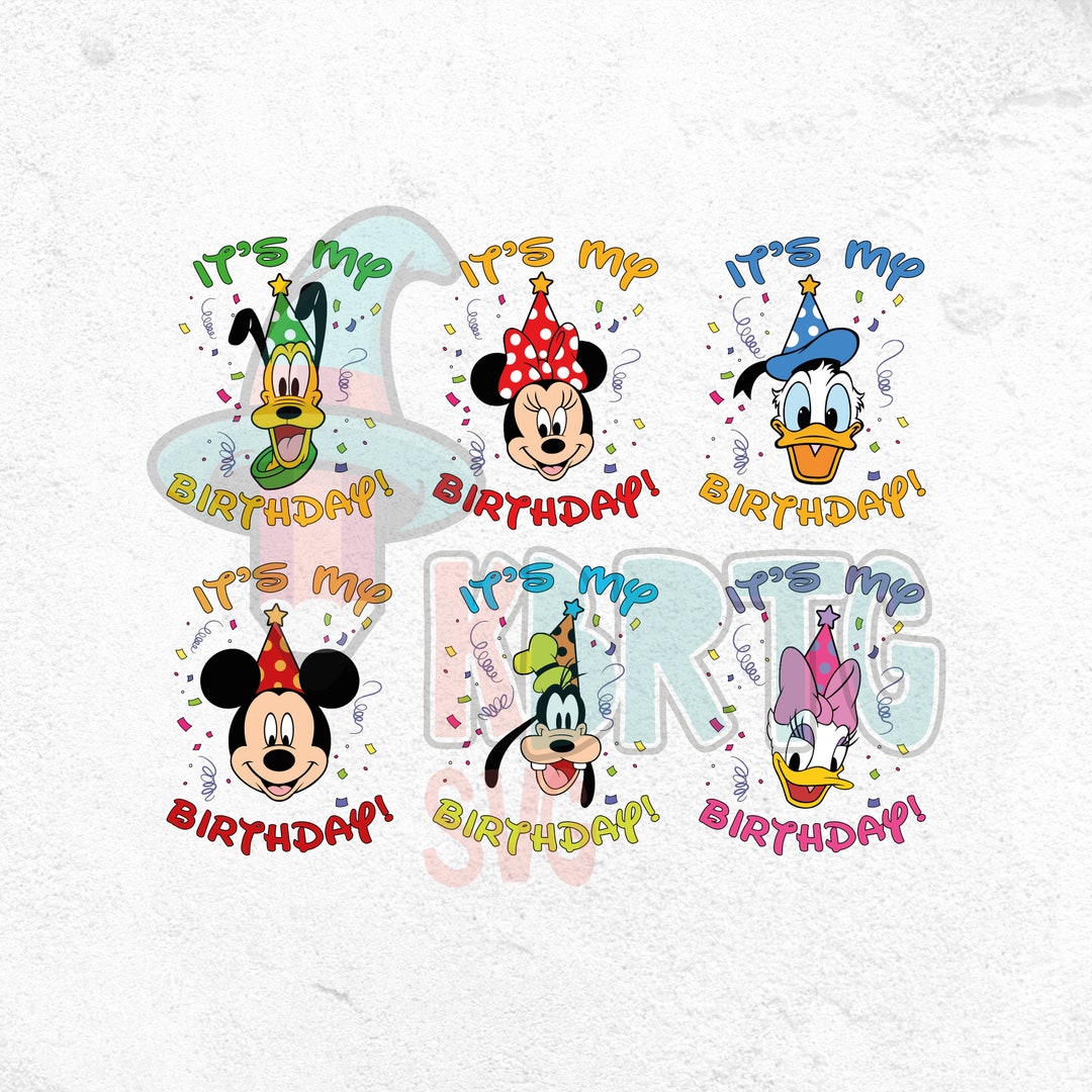 It's My Birthday Png Bundle, Family Matching Birthday Png, Birthday ...