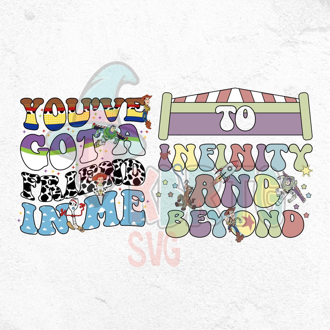 Vintage Toy Story Est 1995 Png, Retro Toy Story Png Bundle, Toy Story ...