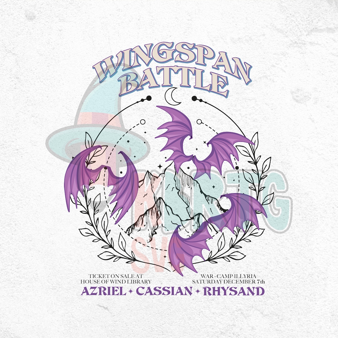 The Bat Boys Battle PNG, Vintage Acotar Velaris Bookish Png, the Night ...