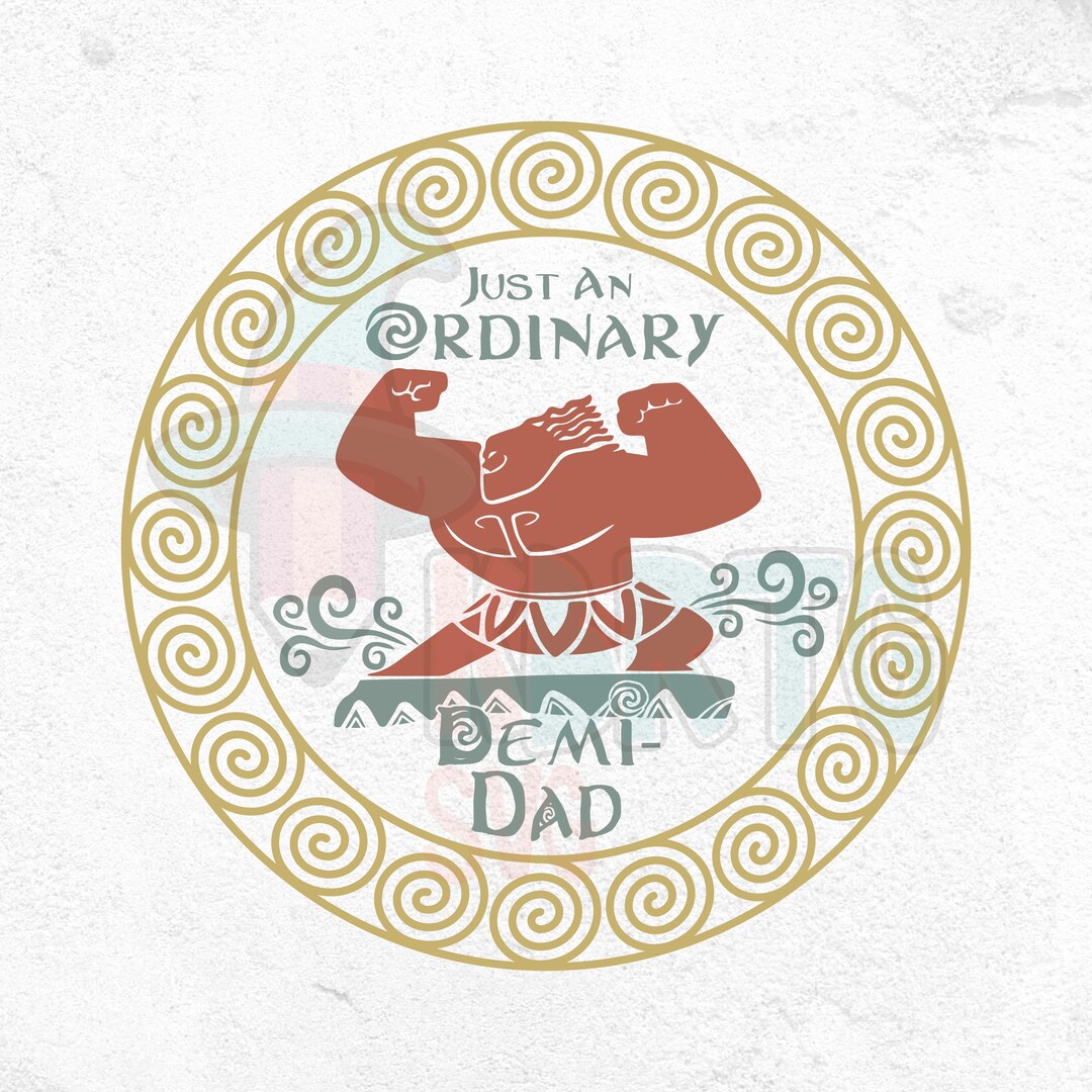 Moana Maui Demi Dad PNG, Fathers Day Gift (digital Download) - Etsy