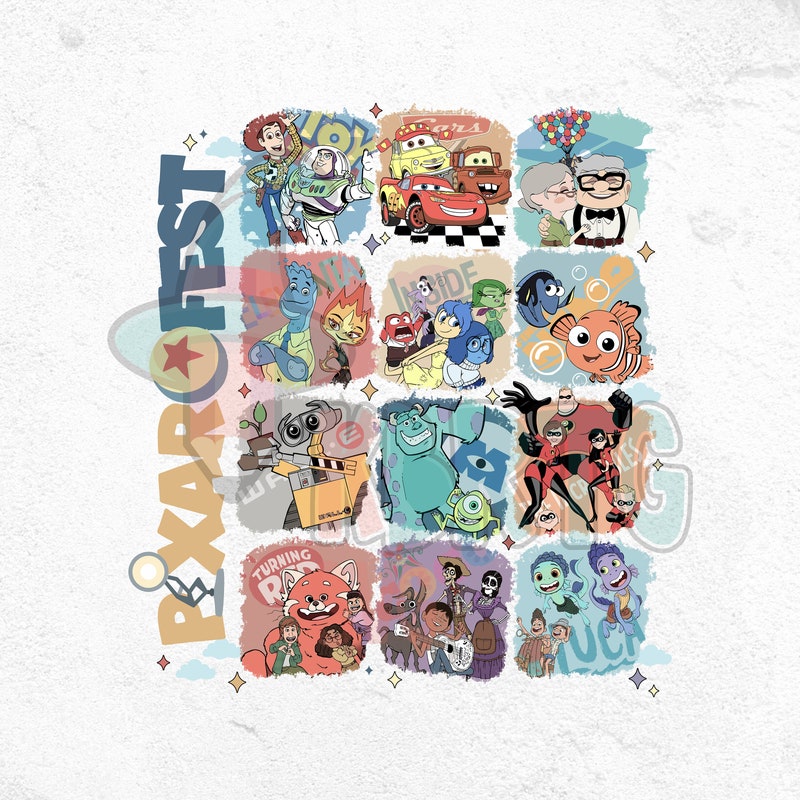 Pixar Svg Files - Etsy