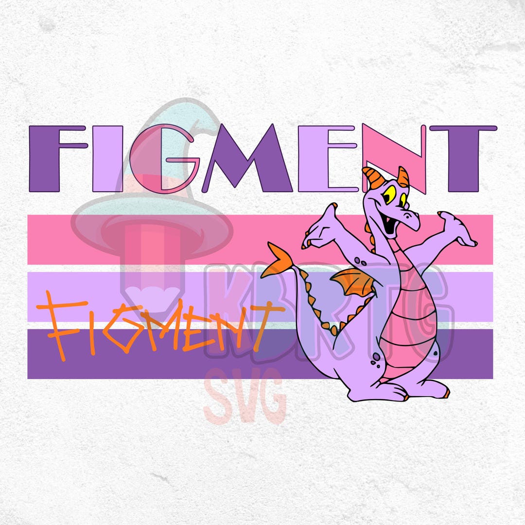 Epcot Figment Inspired PNG, One Little Spark, Journey to Imagination ...