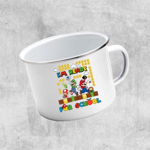 I'm Ready for School Mario Png, Funny Mario Back to School Png, First ...