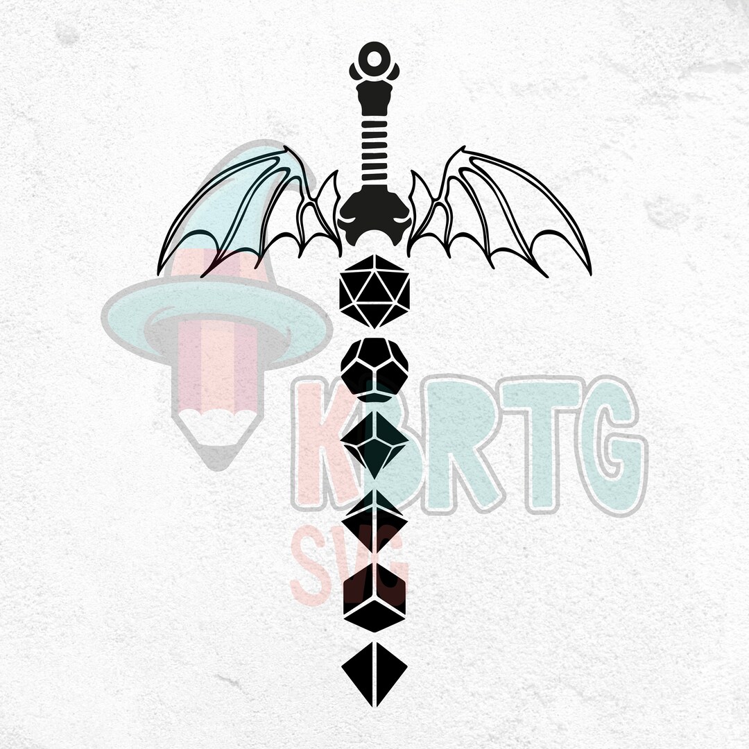 Dice Sword Png, D20 Png, D20 Sword, Weapon Png, D&D Png, Choose Your ...