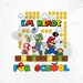 I'm Ready for School Mario Png, Funny Mario Back to School Png, First ...