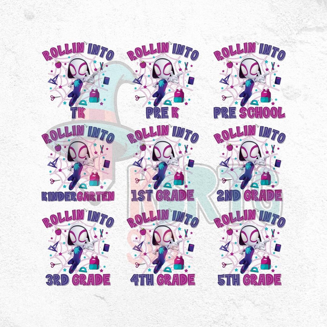 Rollin Into School Ghost Spidey Png Bundle, Spidey Amazing Friends Png ...