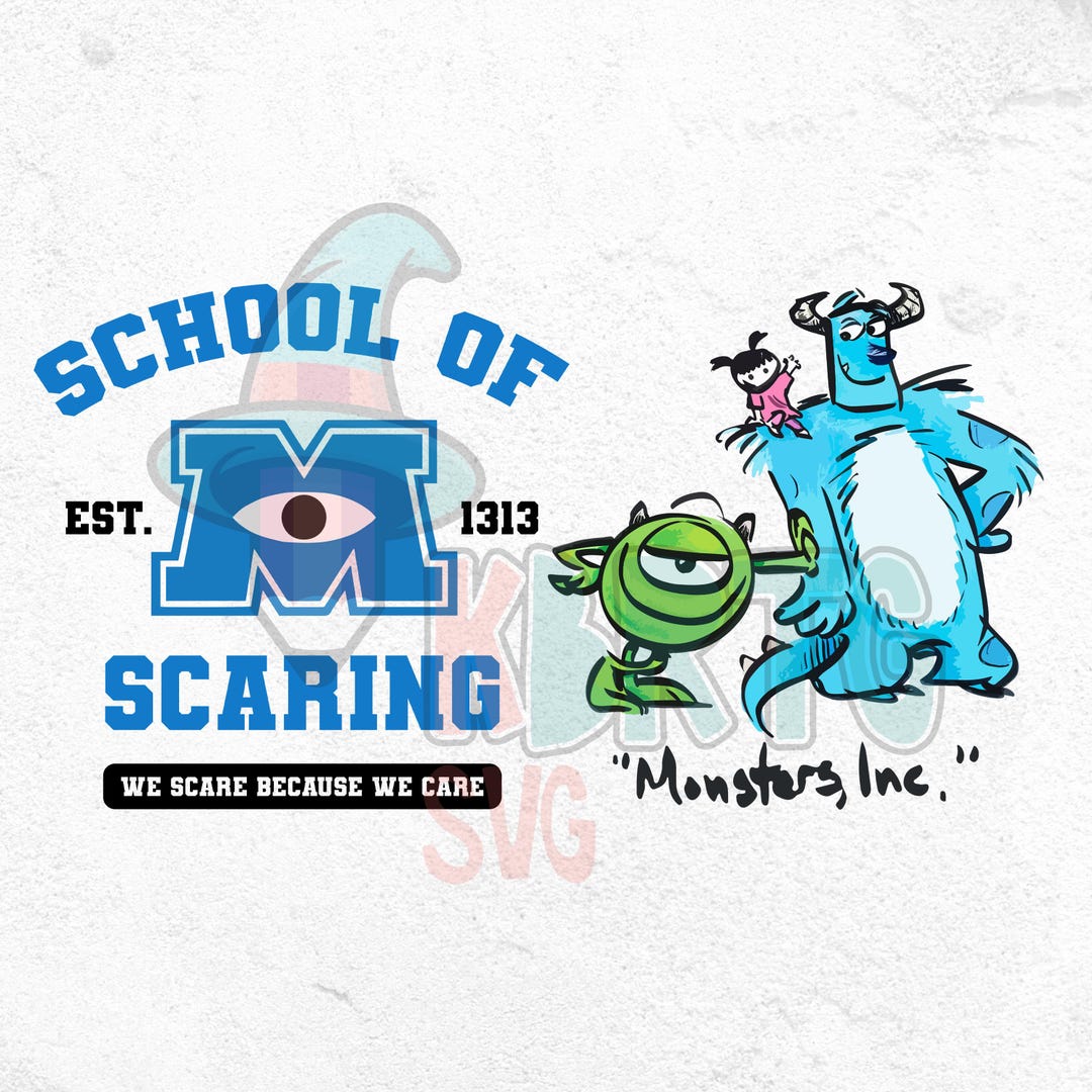 Monsters Inc. Sully Group PNG Bundle: School of Scaring (digital ...