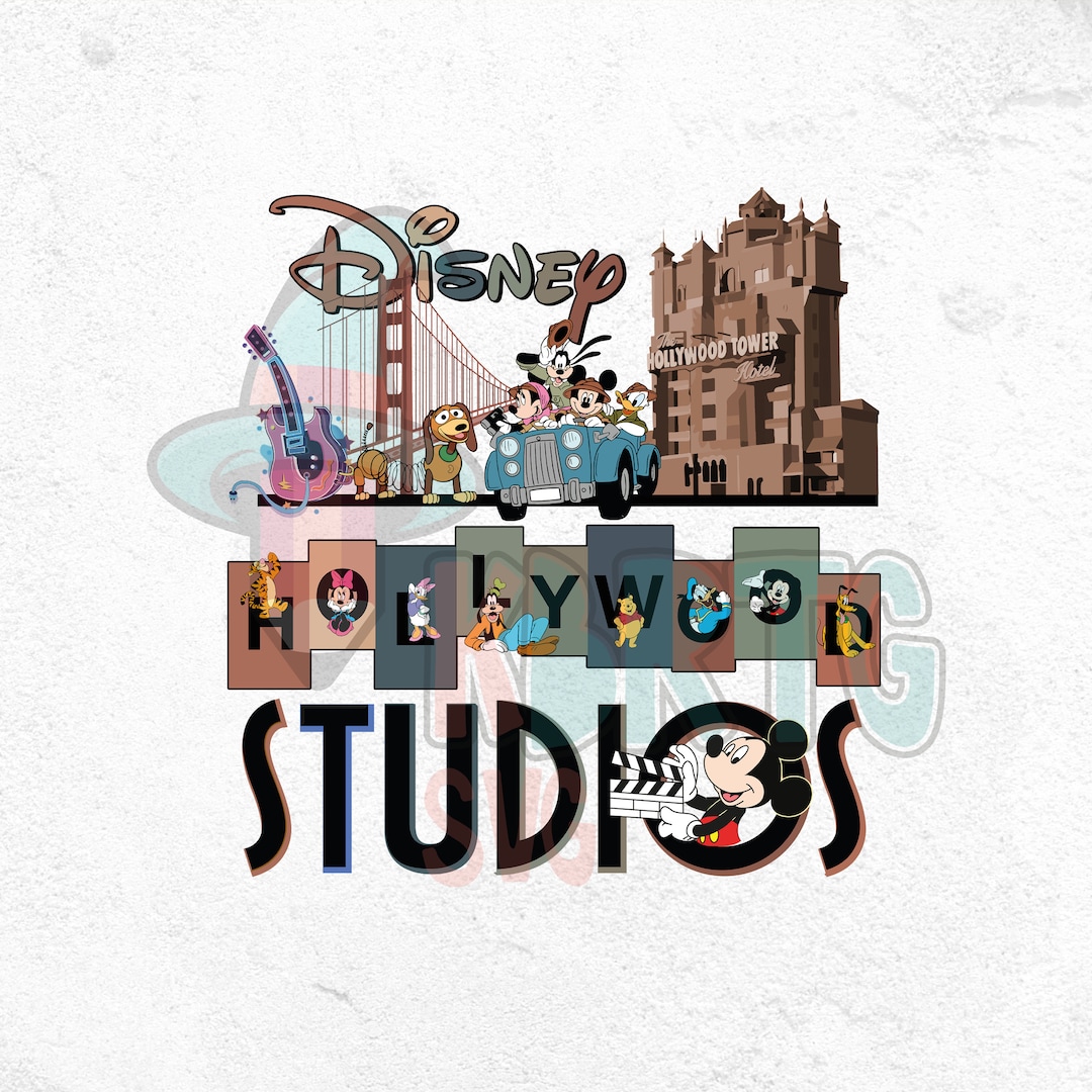 Hollywood Studios Family Vacation PNG: Cartoon Characters (digital ...