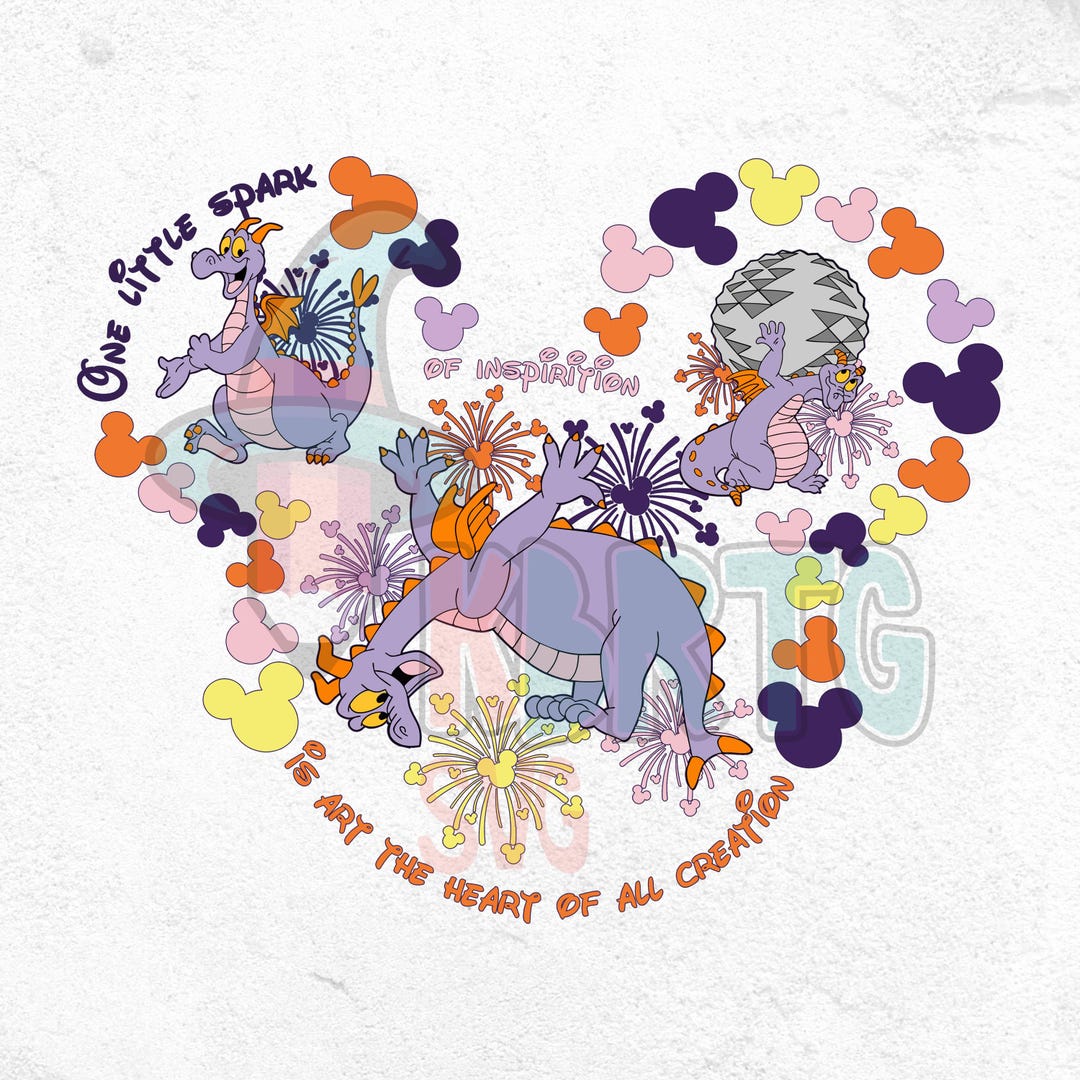 Figment Epcot Purple Dragon Png (digital Download) - Etsy