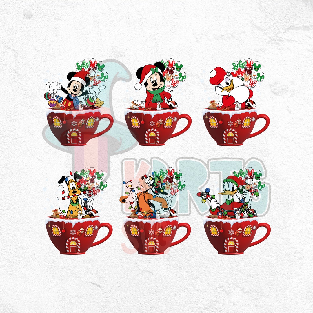 Christmas Castle Tea Cup Party PNG Bundle, Tea Party, Tea Cup, Cup of ...