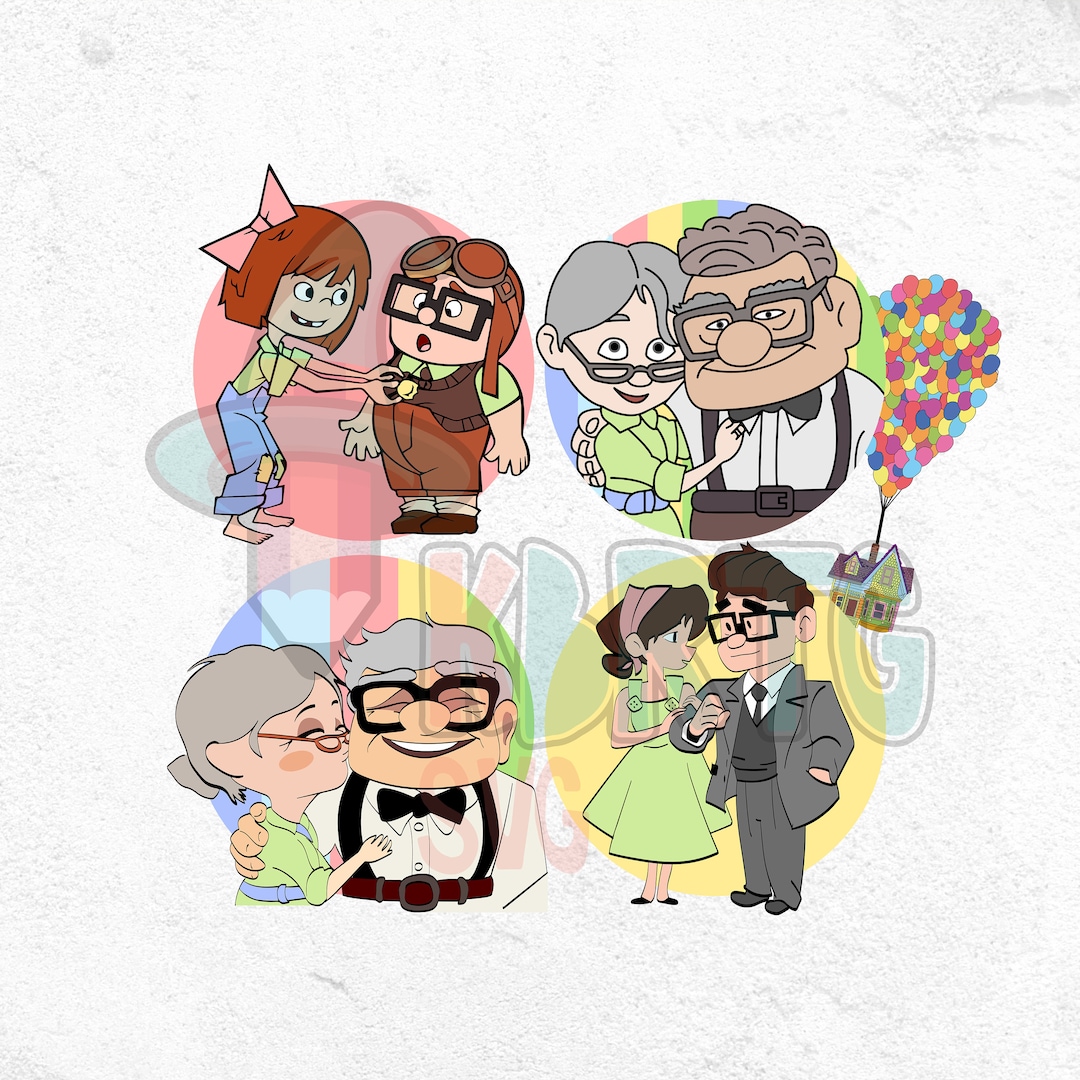 Ellie and Carl PNG, up Movie PNG, Russel, Carl Png, Her Carl His Ellie ...