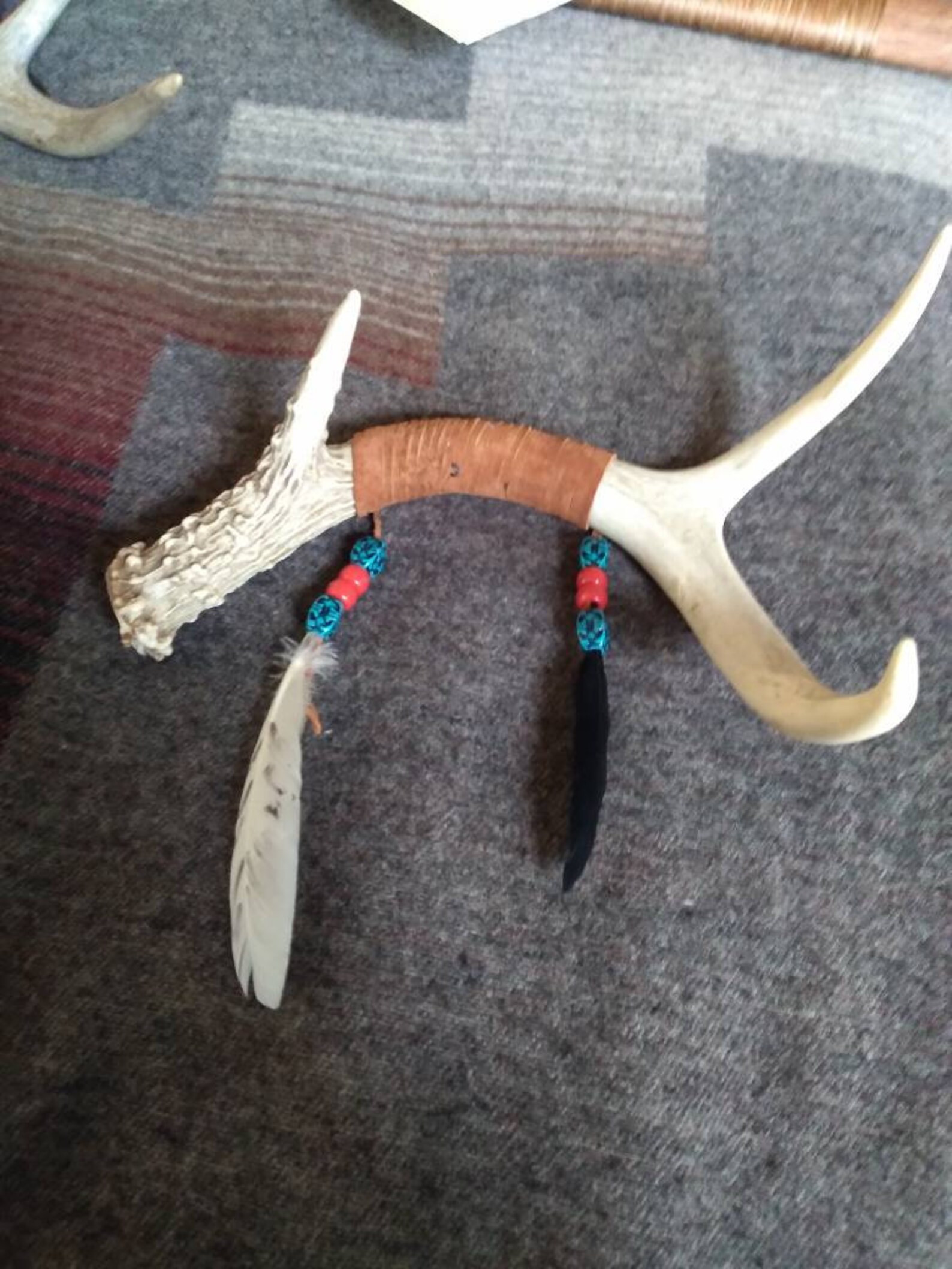 Native American Themed Antler Art. Hanging or Decorating - Etsy
