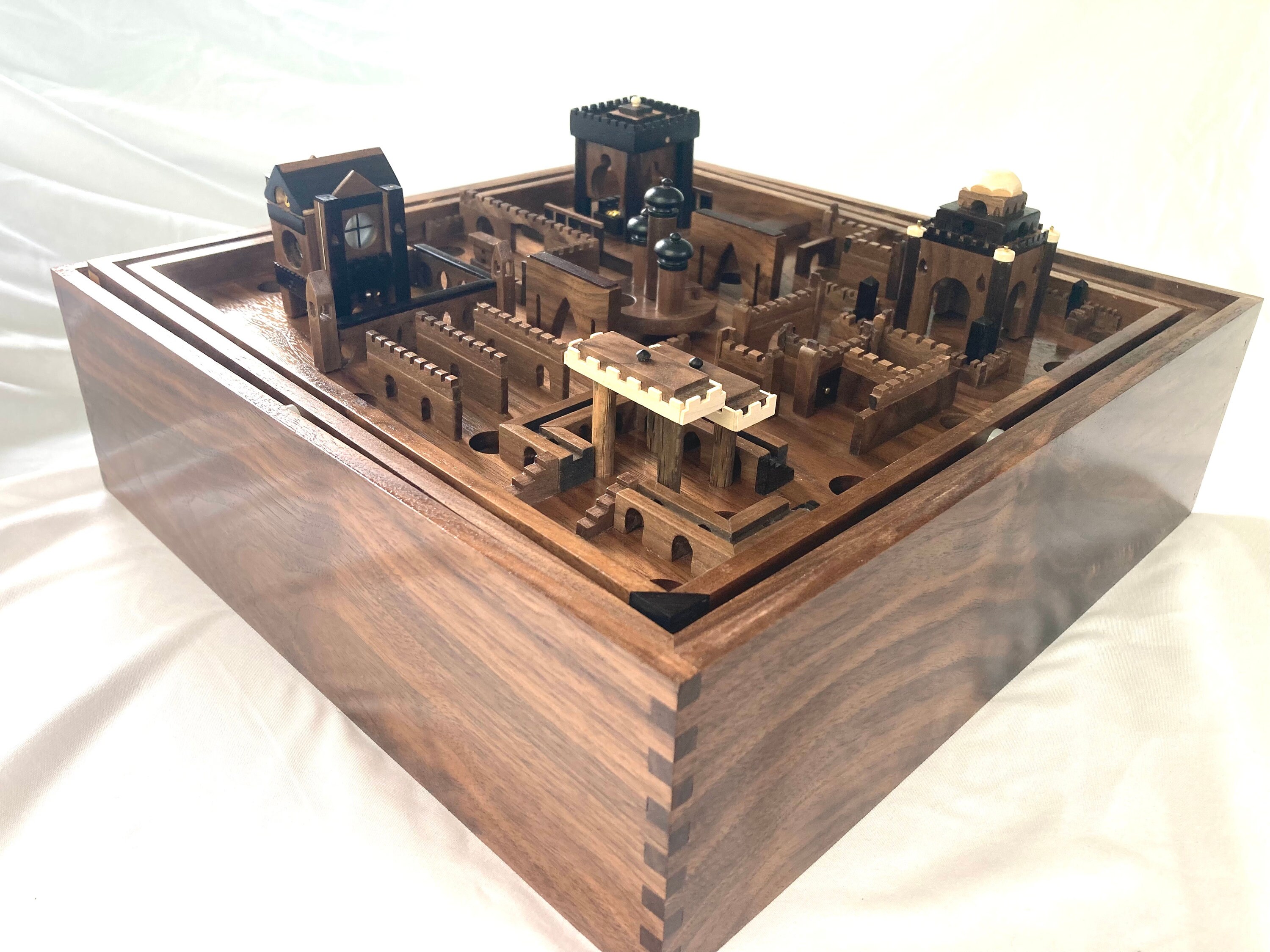 Wood Labyrinth Maze Game - Etsy