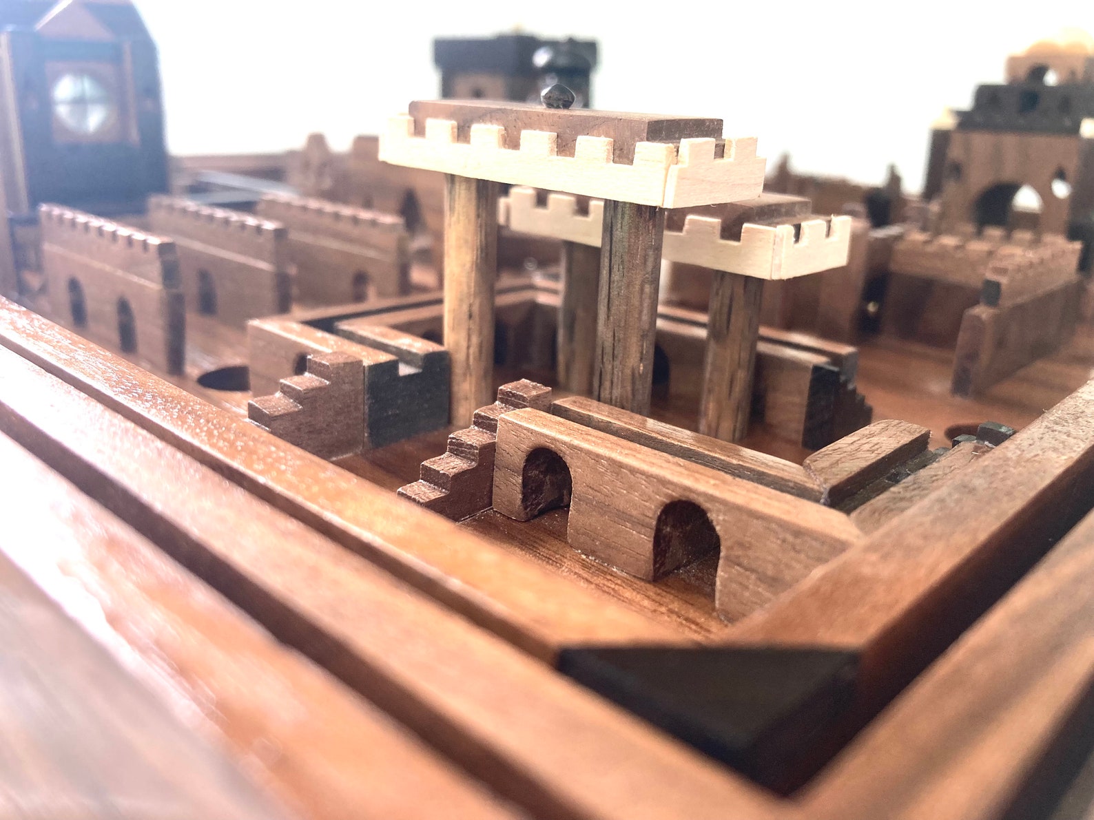 Wood Labyrinth Maze Game - Etsy