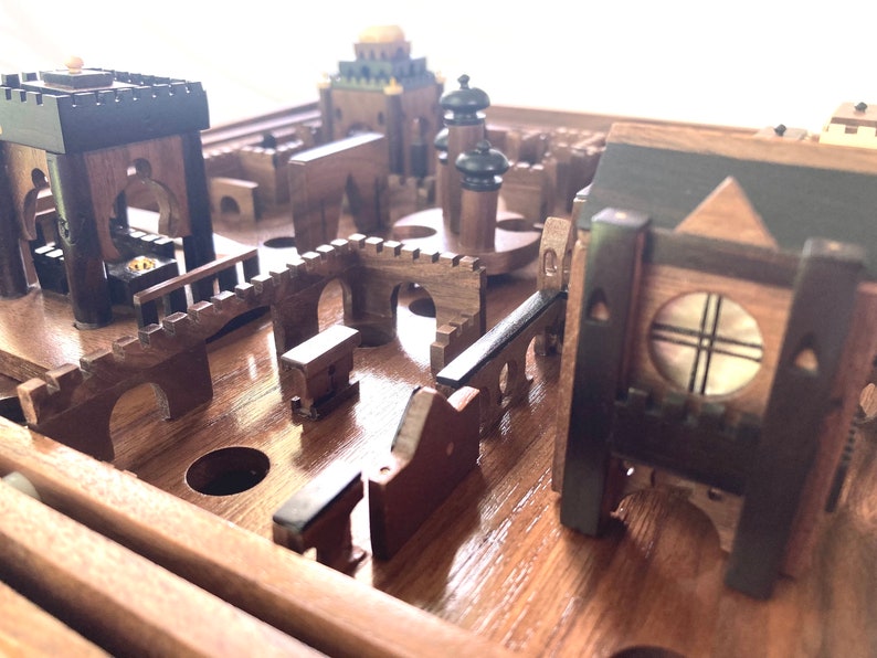 Wood Labyrinth Maze Game - Etsy
