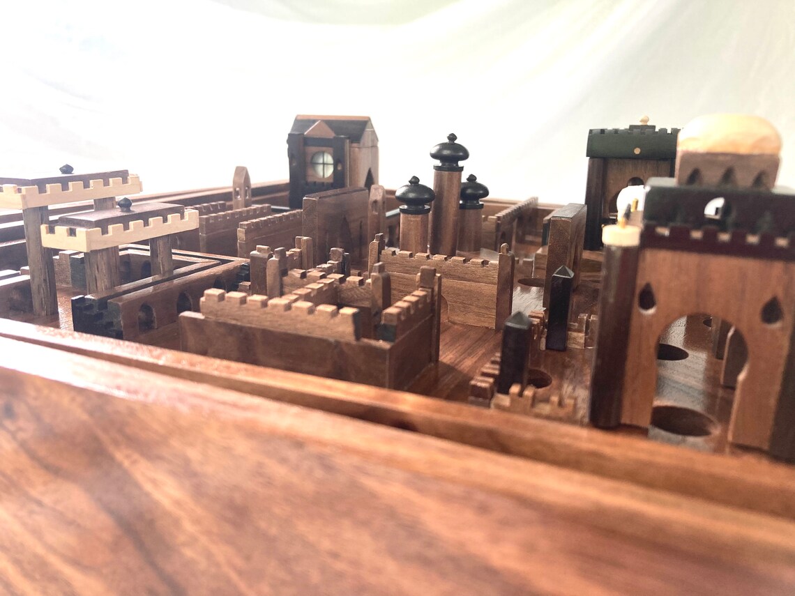 Wood Labyrinth Maze Game - Etsy