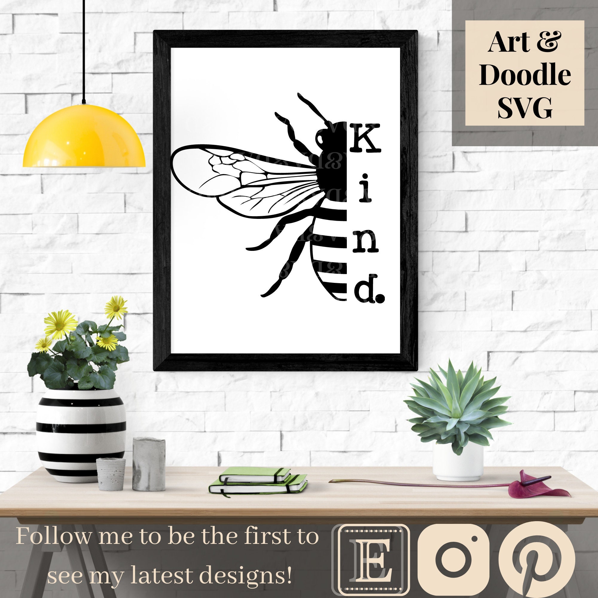 Bee Kind SVG Be Kind Motivational Quote SVG Bumble Bee PNG | Etsy