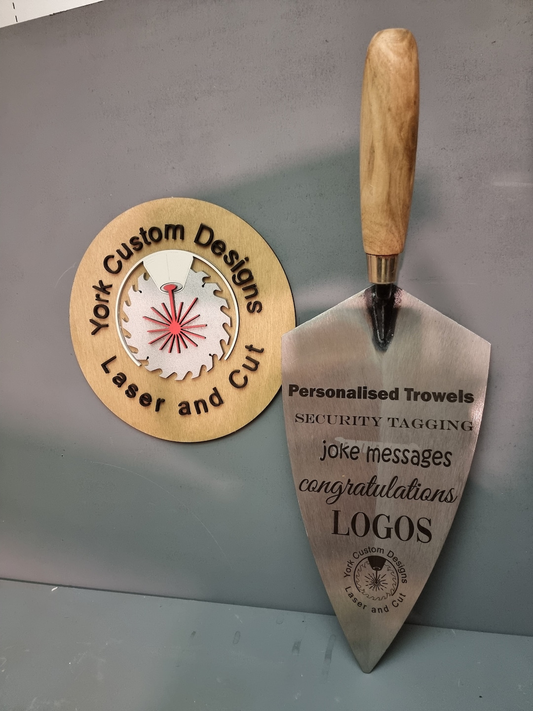 Engraved Tools , Customised Bricklayers Trowel - Etsy UK