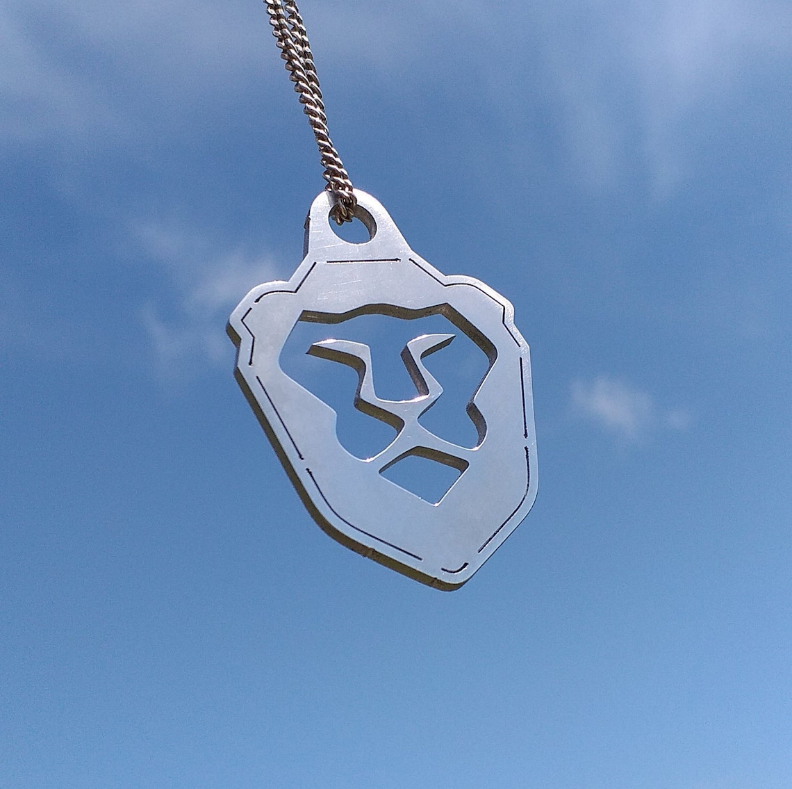 Brave Browser Lion Crest Keychain - Etsy