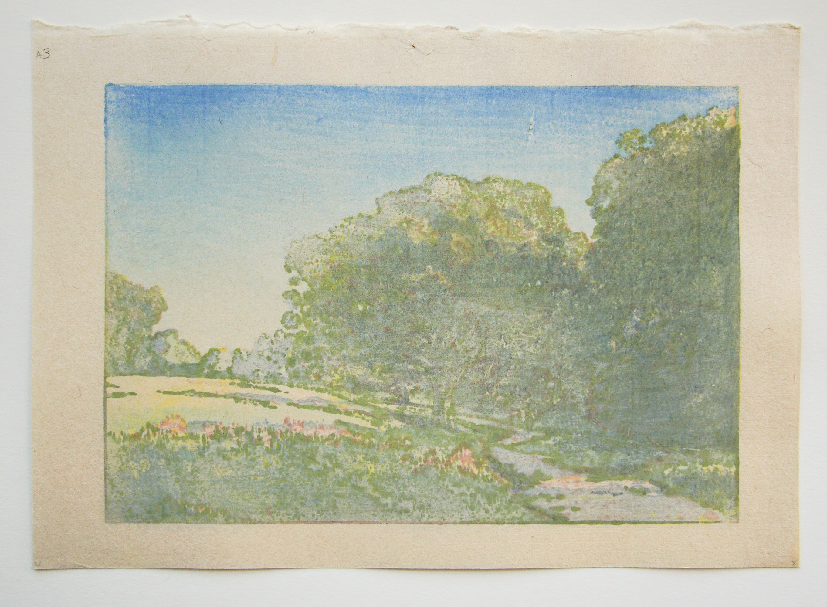 Original Handmade Woodblock Print: "oak Tree" - Etsy