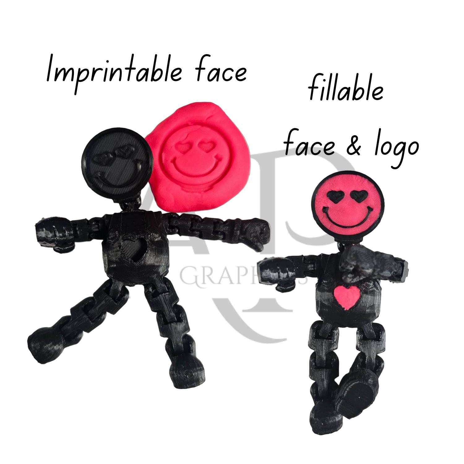 Articulated Buddy STL File, Fidget Toy STL File, Valentines STL File - Etsy