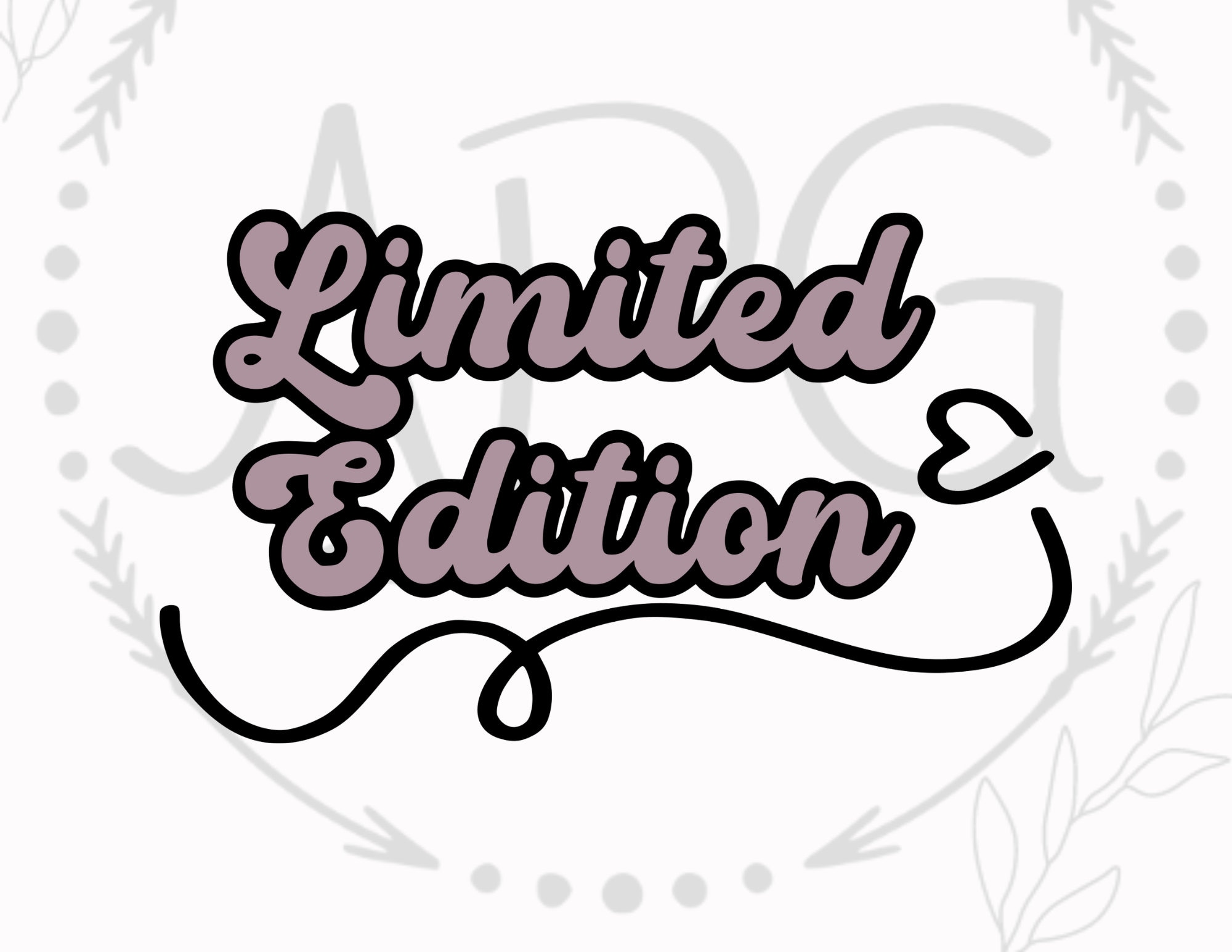 Limited Edition SVG PNG - Etsy