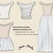 Off-shoulder Top Sewing Pattern PDF Instant Download Print at Home Size ...