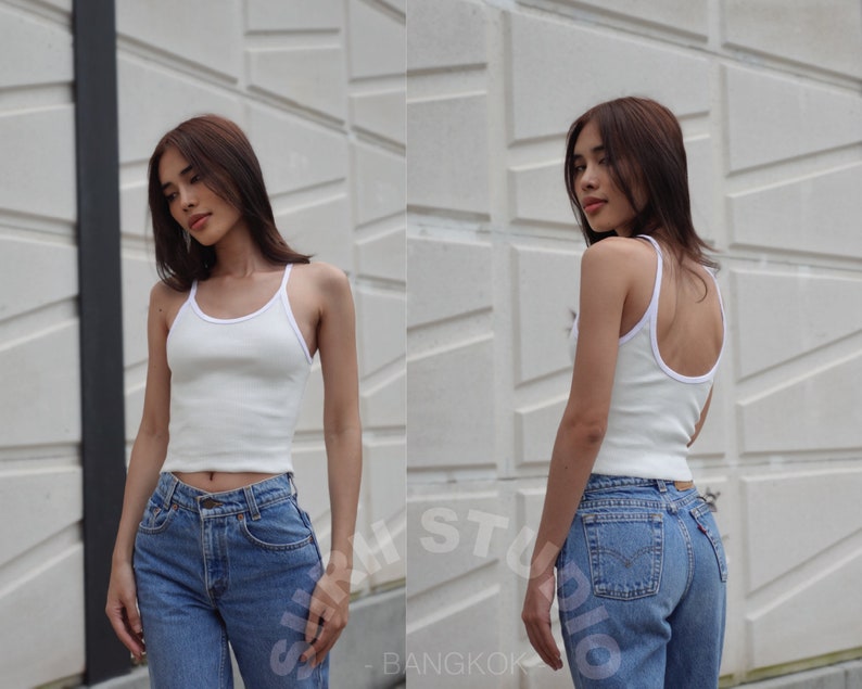 Basic Spaghetti Tank Top Sewing Pattern PDF Instant Download - Etsy