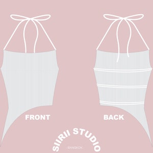 Basic Strap Top Sewing Pattern PDF | Instant Download | Print at Home ...