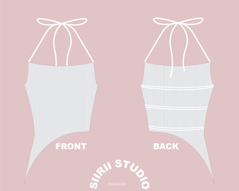 Basic Strap Top Sewing Pattern PDF Instant Download Print - Etsy