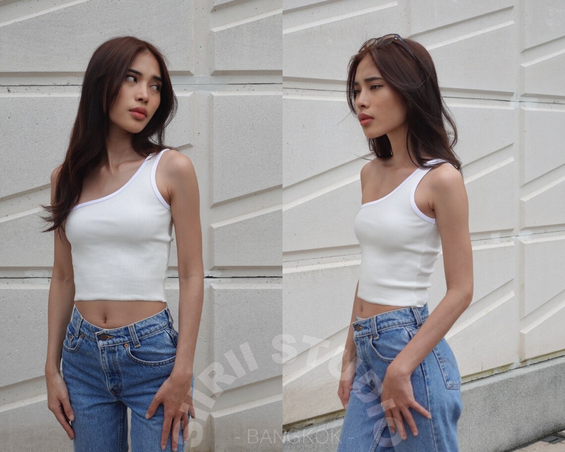 Basic One-shoulder Top Sewing Pattern PDF Instant Download - Etsy