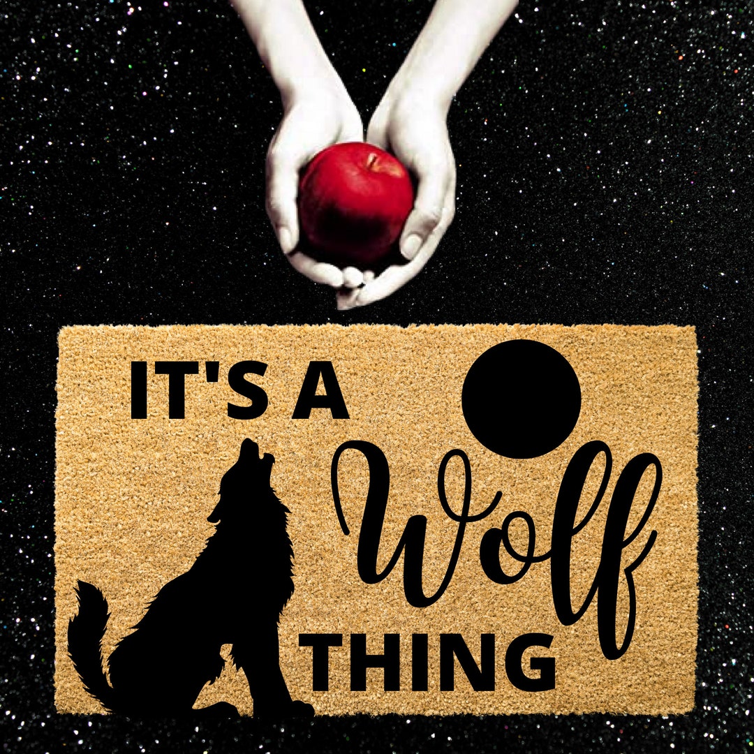 It's A Wolf Thing Twilight Welcome Mat - Etsy
