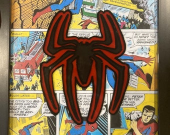 Glass Spider Man Art | Etsy