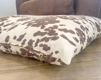 Cow Print Dog Bed | Etsy