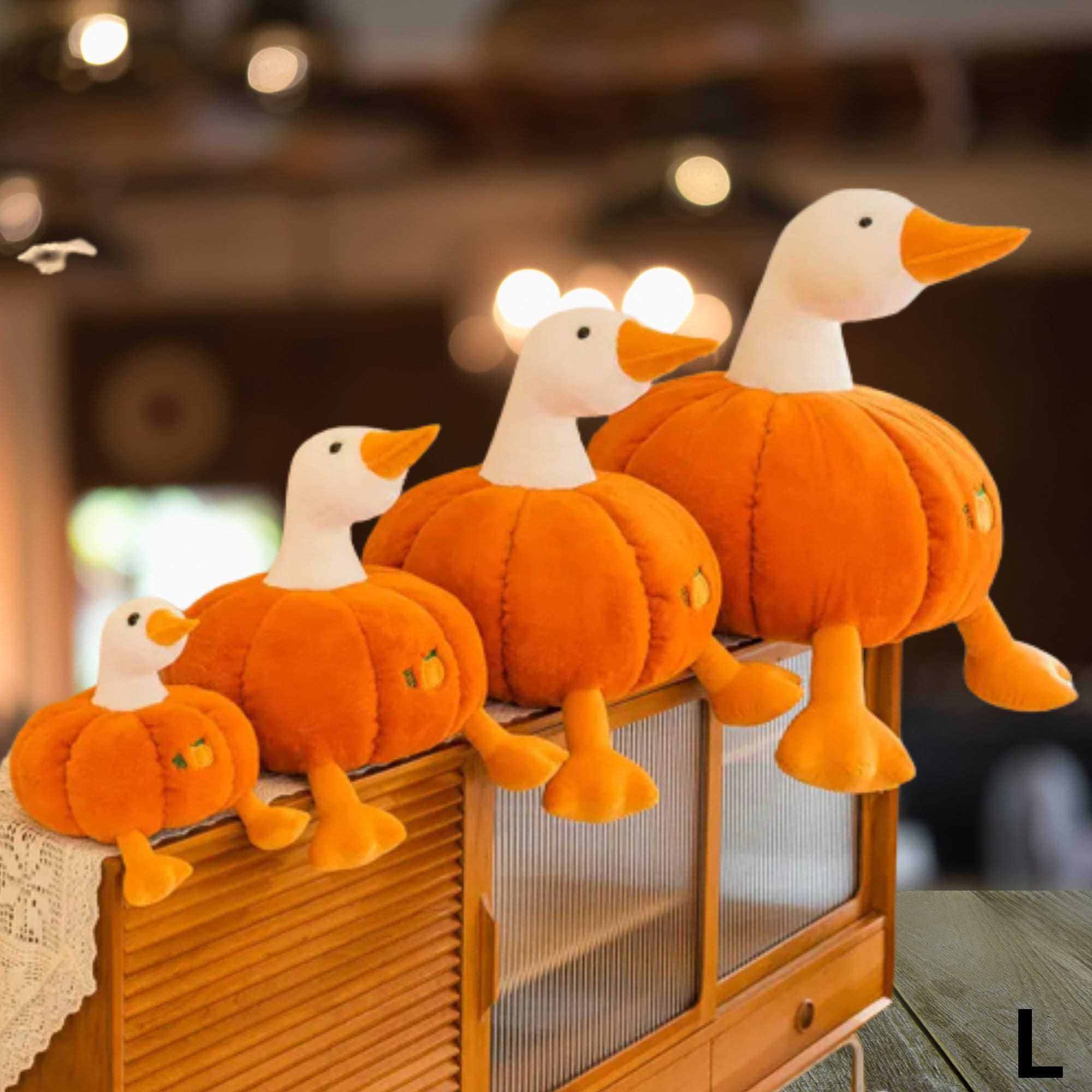 Huge Cute Pumpkin Duck Animals Dolls Soft Stuffed Cushion Toys Gifts ...