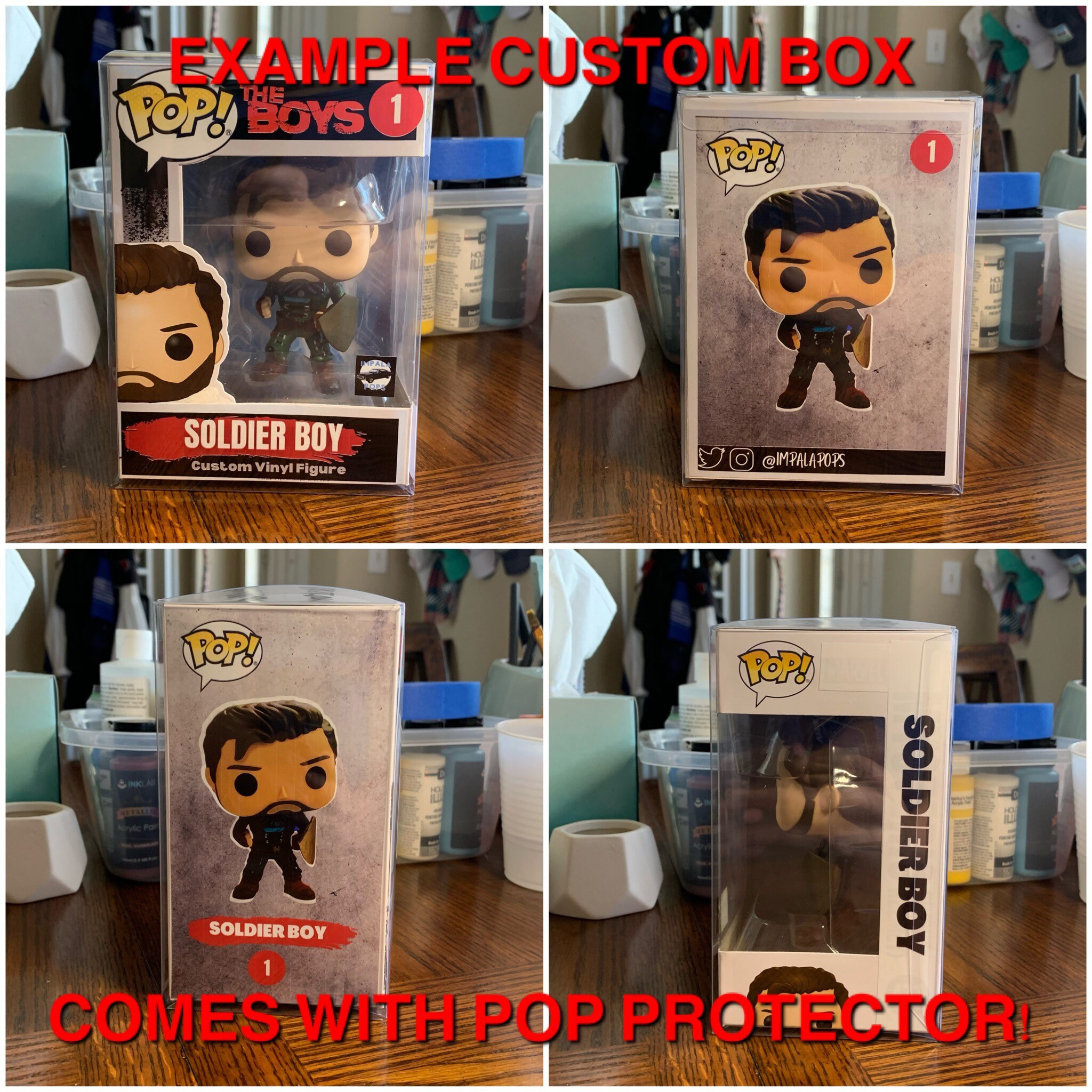Soldier Boy Custom Funko Pop - Etsy México