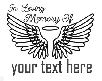 In Loving Memory Bull Rider Window Decal - Etsy
