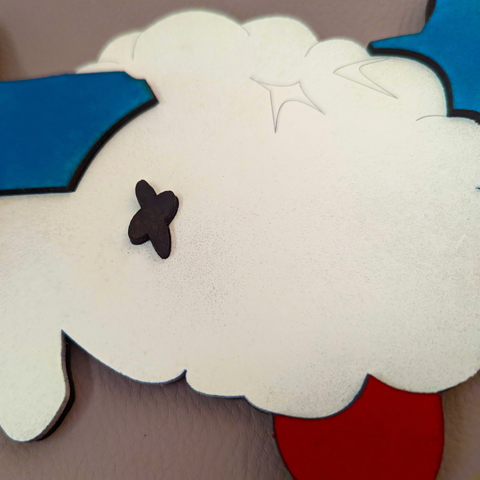 Coiffe Bouftou retro en Bois 3D - Etsy France