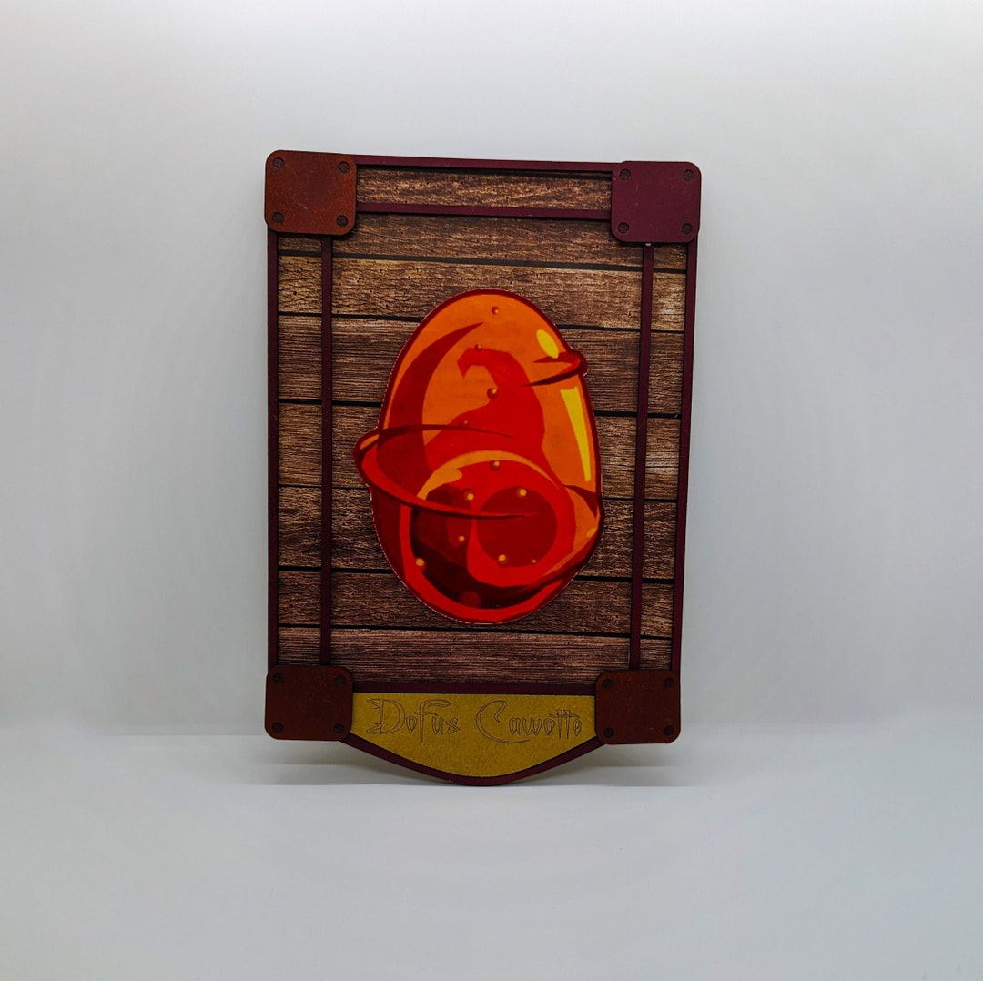 Wooden Cawwot Dofus Frame. - Etsy