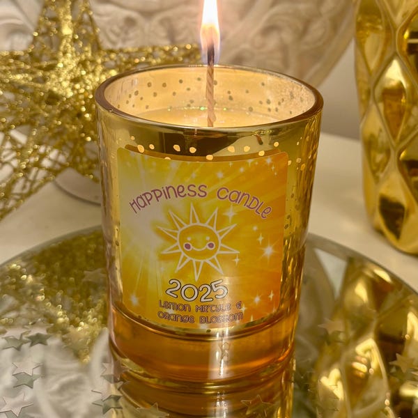 Happiness Candle - Etsy UK