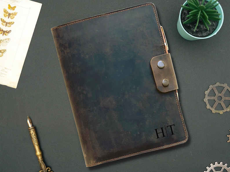 Personalized Refillable A5 Journal Cover, Leather Dairy, Custom Journal ...