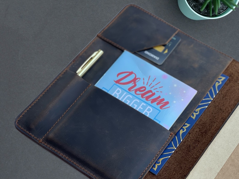 Personalized Leather Journal Refillable A5 Journal Cover - Etsy