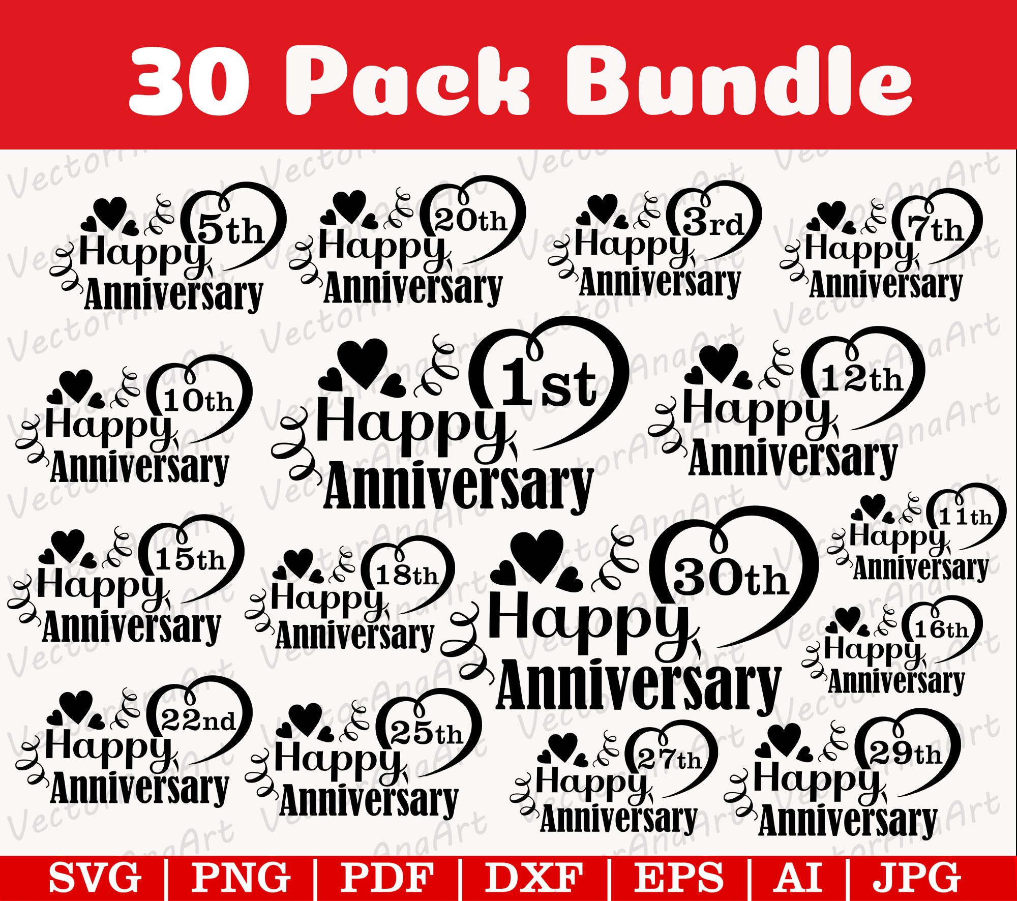 Digital AnNivErSarY 20 YeArs Forever To Go Svg Png Digital Custom Year ...