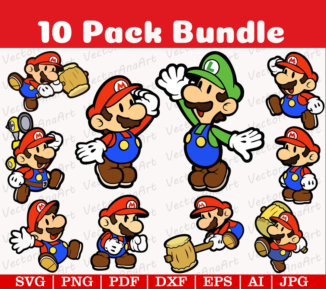 Layered SVG Cricut Cutting File Cartoon Clip Art Image - Etsy